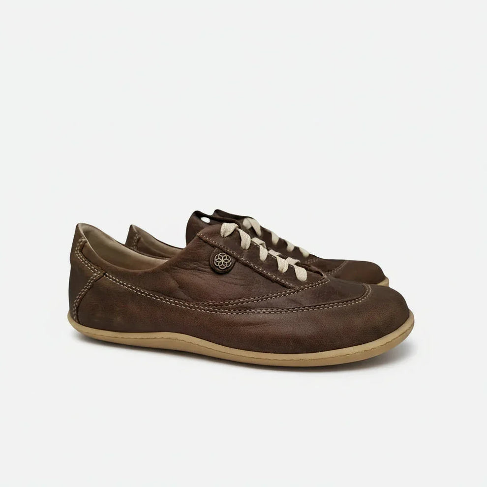 Esthe UTip Brown Diesel Unisex Leather Sneaker – The Grounded Sole